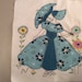 Parasol Lady With Flowers Quilt Block Paper Pattern Only (not a Kit) - Etsy