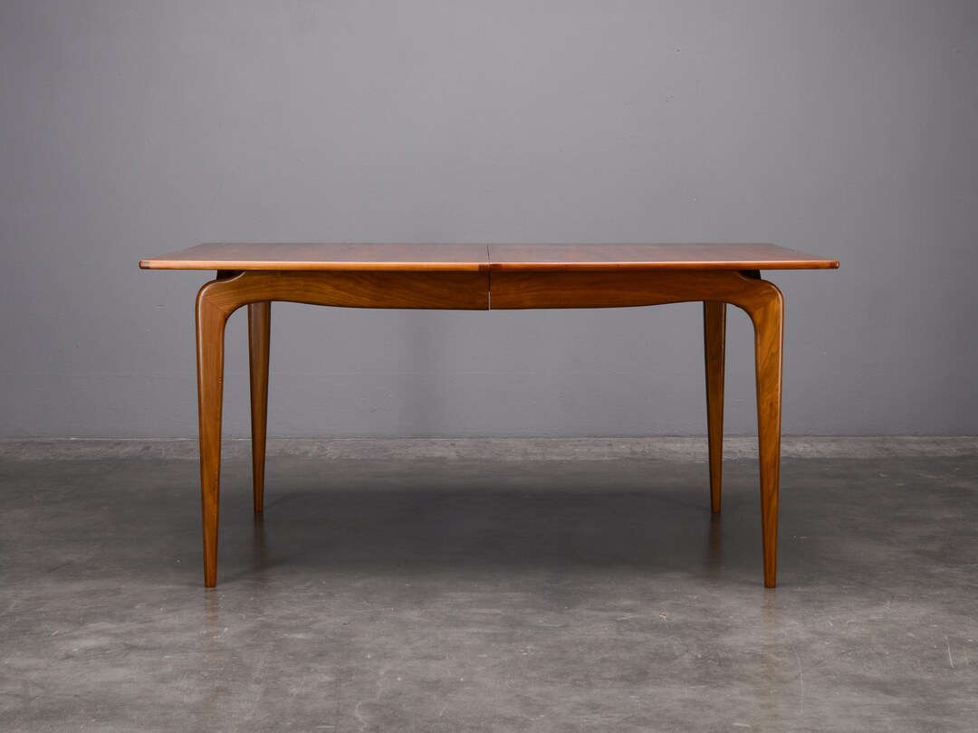 1960 Lane Perception Mid Century Modern Walnut Dining Table - Etsy