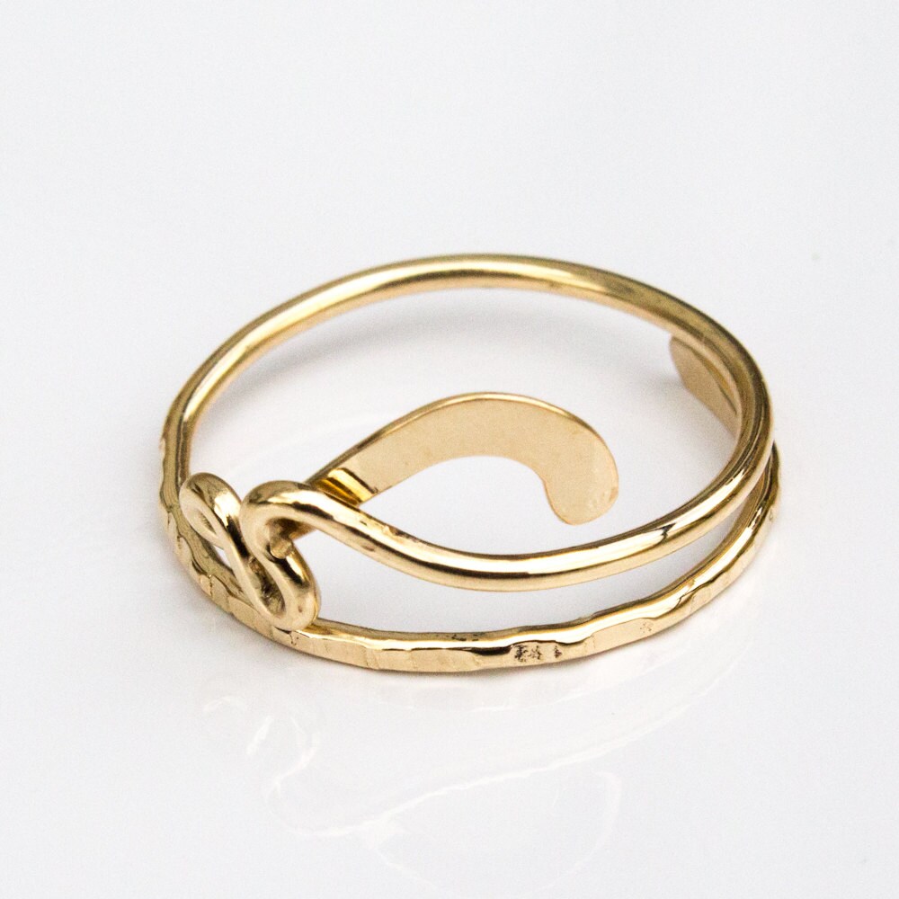 Gold Midi Ring Gold Knuckle Ring Adjustable Midi Ring Above - Etsy