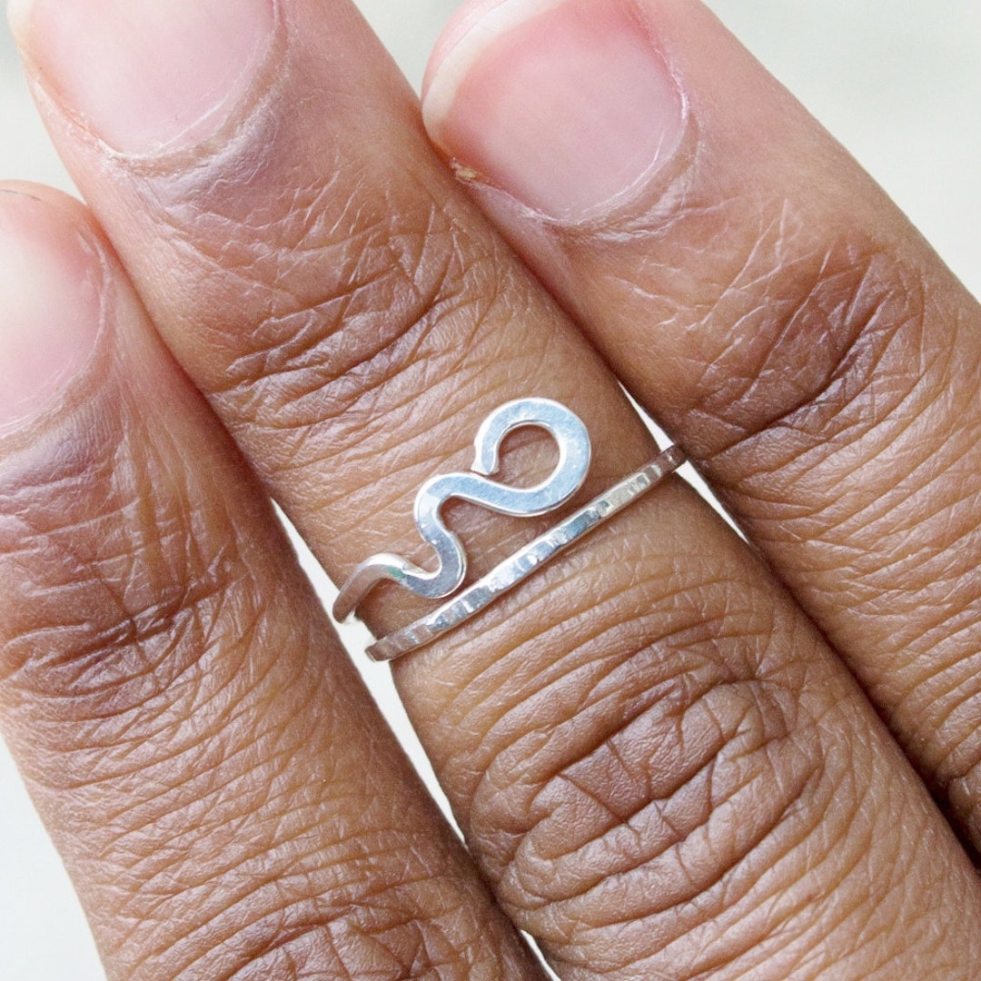 Sterling Silver Knuckle Ring Worn Above the Knuckle Sterling Midi Ring ...