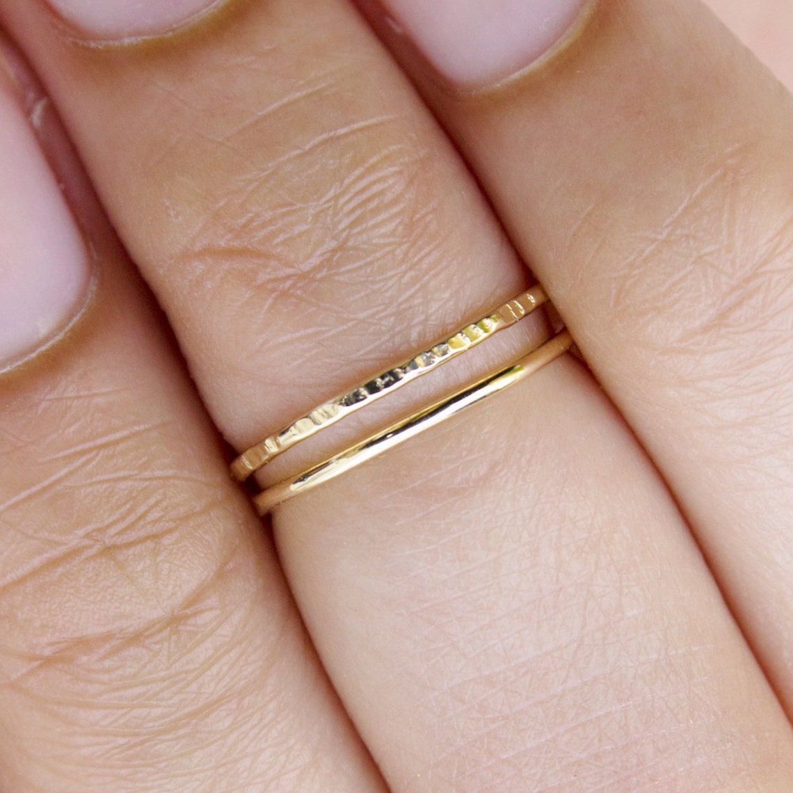 Gold Knuckle Ring Gold Midi Ring Adjustable Midi Ring Above - Etsy