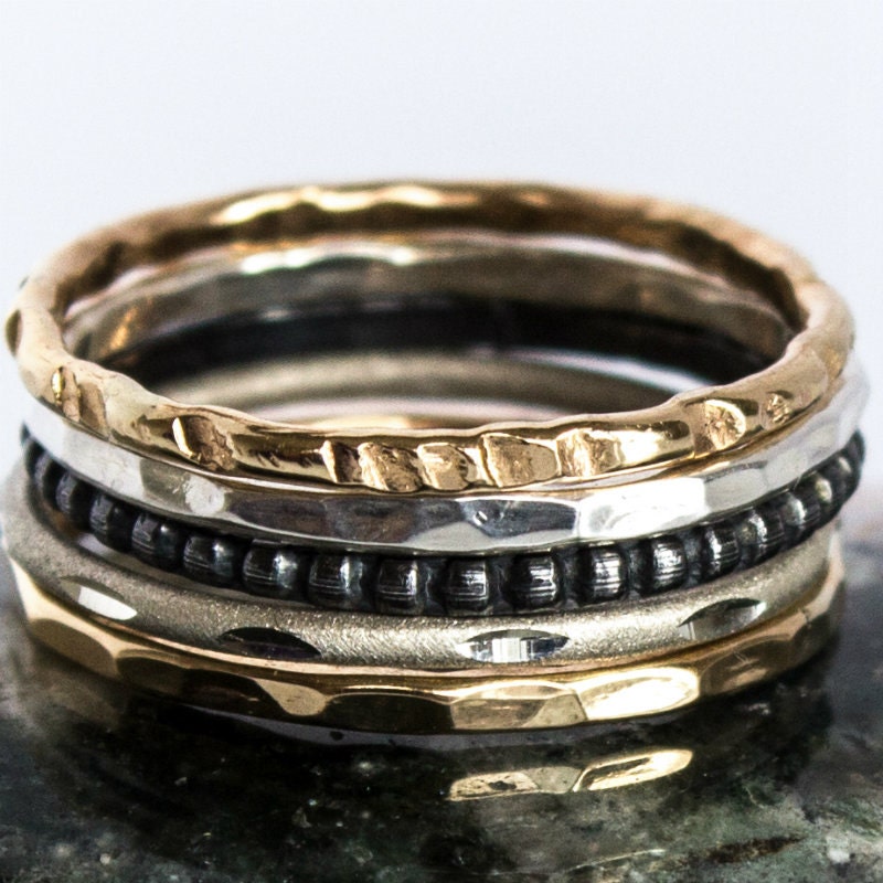 Stacking Ring Set - Etsy