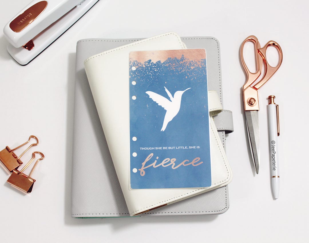 Hummingbird Planner DASHBOARD: "though She Be but Little, She is Fierce ...