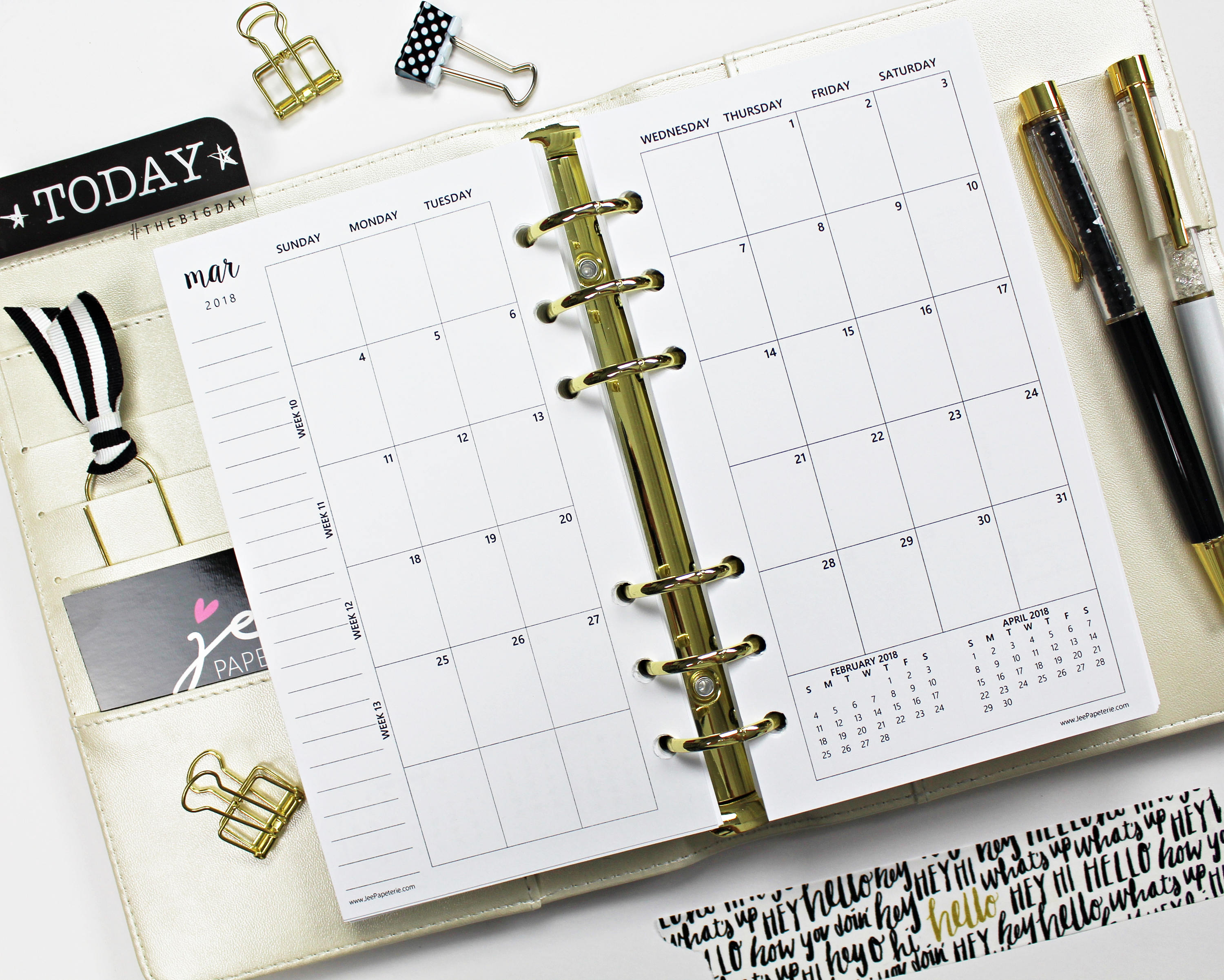 Printed Monthly Insert: PERPETUAL SUNDAY-START 12-months & 2 - Etsy