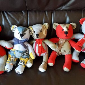 Mini Memory Bears, Made to Order, What Better Way to Recycle With a ...