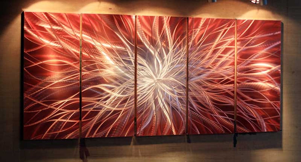 Oil Painting metal Painting Wall Modern Art.original Abstract - Etsy