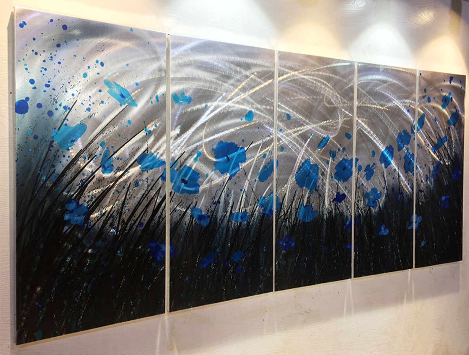 Painting Metal Wall Art Abstract Sculpture Modern Original - Etsy