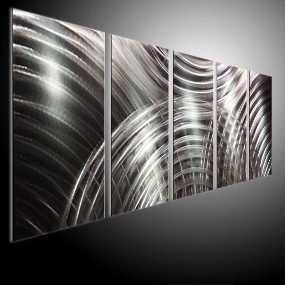 Original Abstract Metal Wall Art Modern 3D Painting Sculpture | Etsy