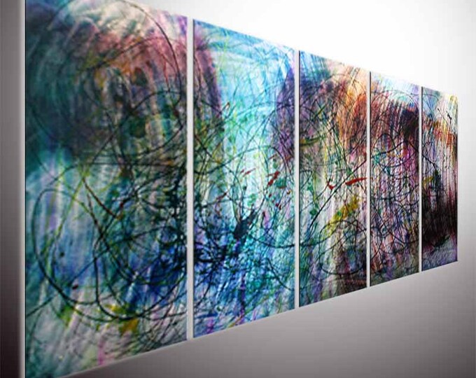 Original Abstract Wall Art. Wall Hangings. Metal Wall Art. - Etsy