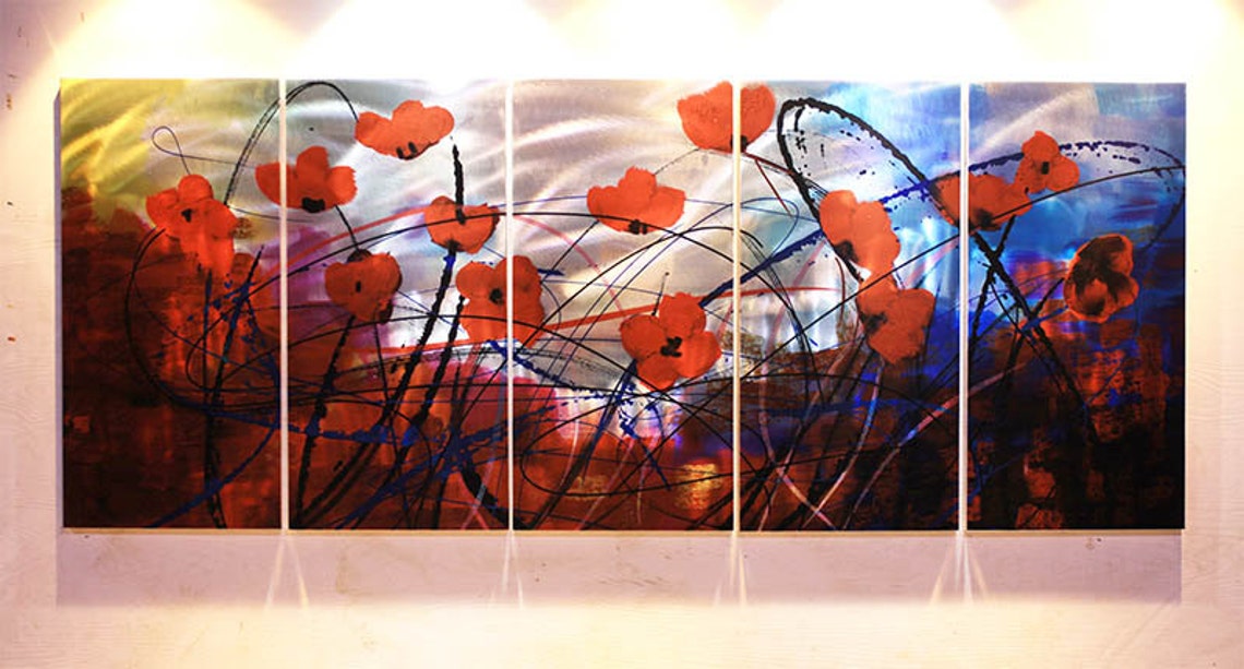 Metal Painting Wall Art. Metal Wall Art. Metal Panitng - Etsy