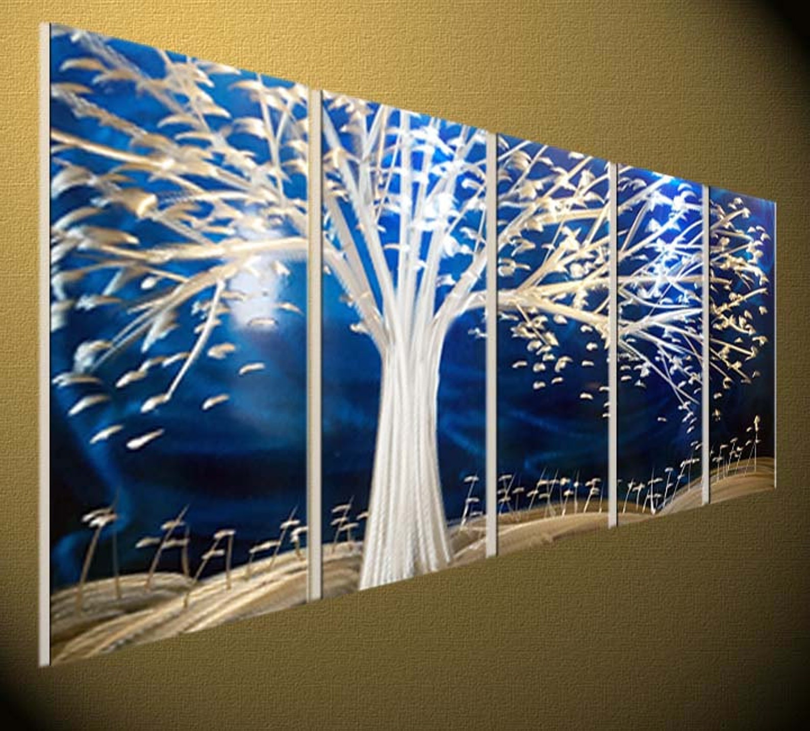 Original Abstract Wall Metal Wall Art Abstract Painting - Etsy