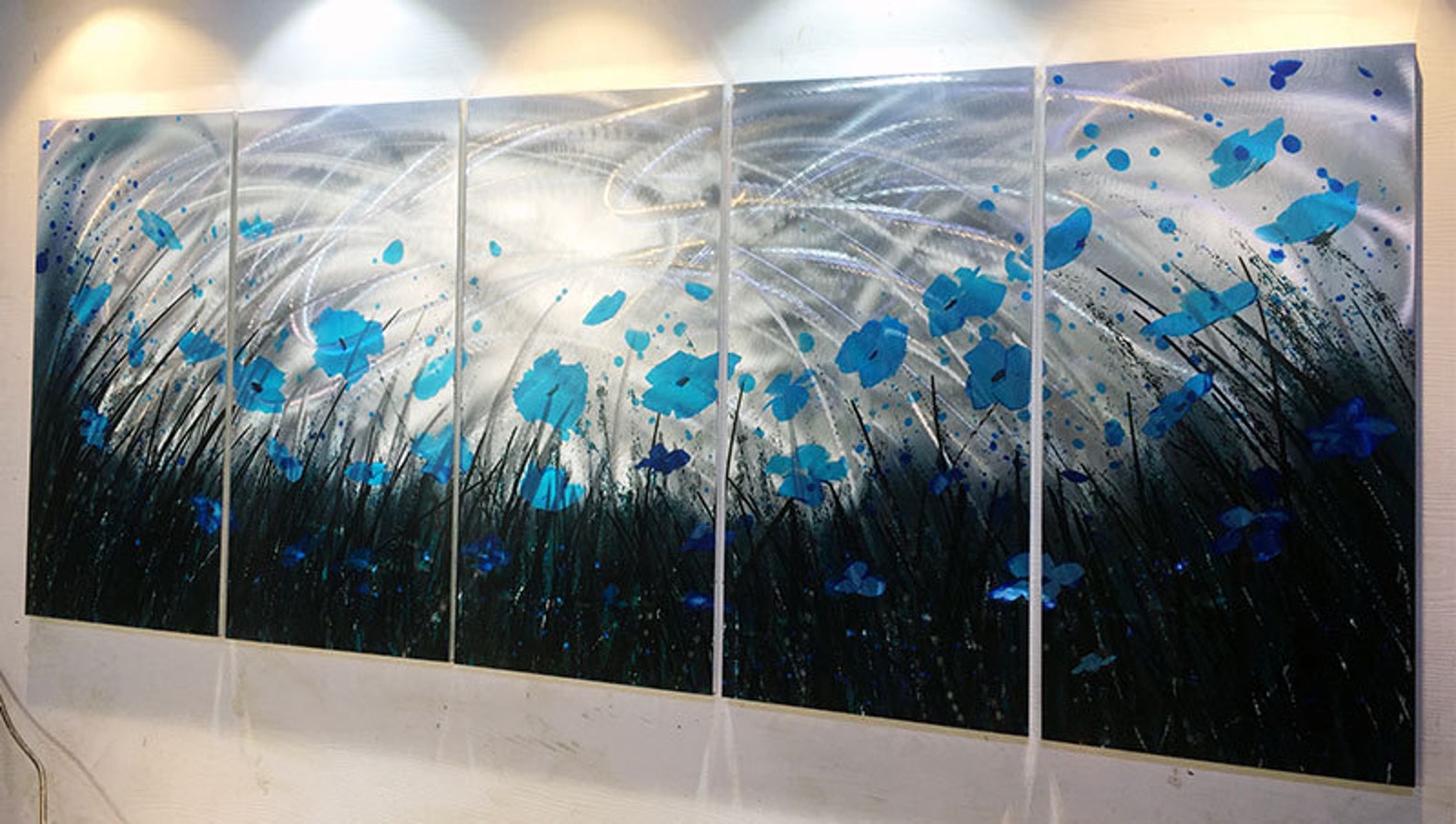 Painting Metal Wall Art Abstract Sculpture Modern Original - Etsy