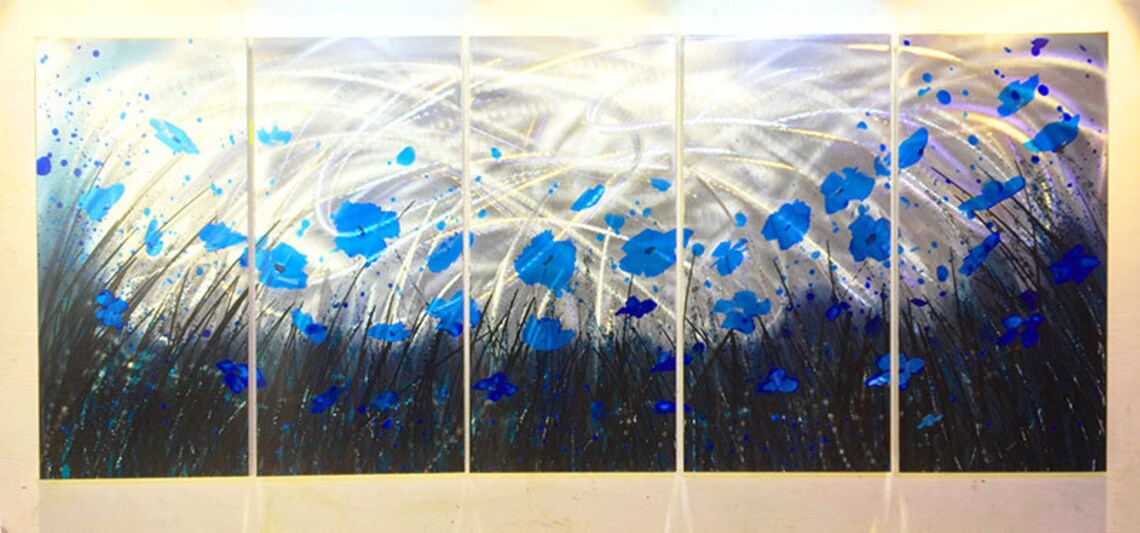 Painting Metal Wall Art Abstract Sculpture Modern Original - Etsy