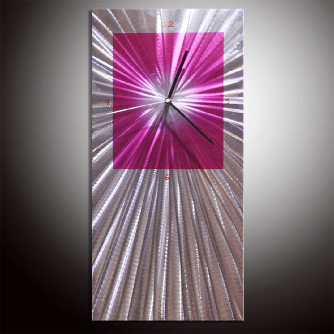 Original Abstract Metal Sculpture Clock. Metal Sculpture Wall Art ...