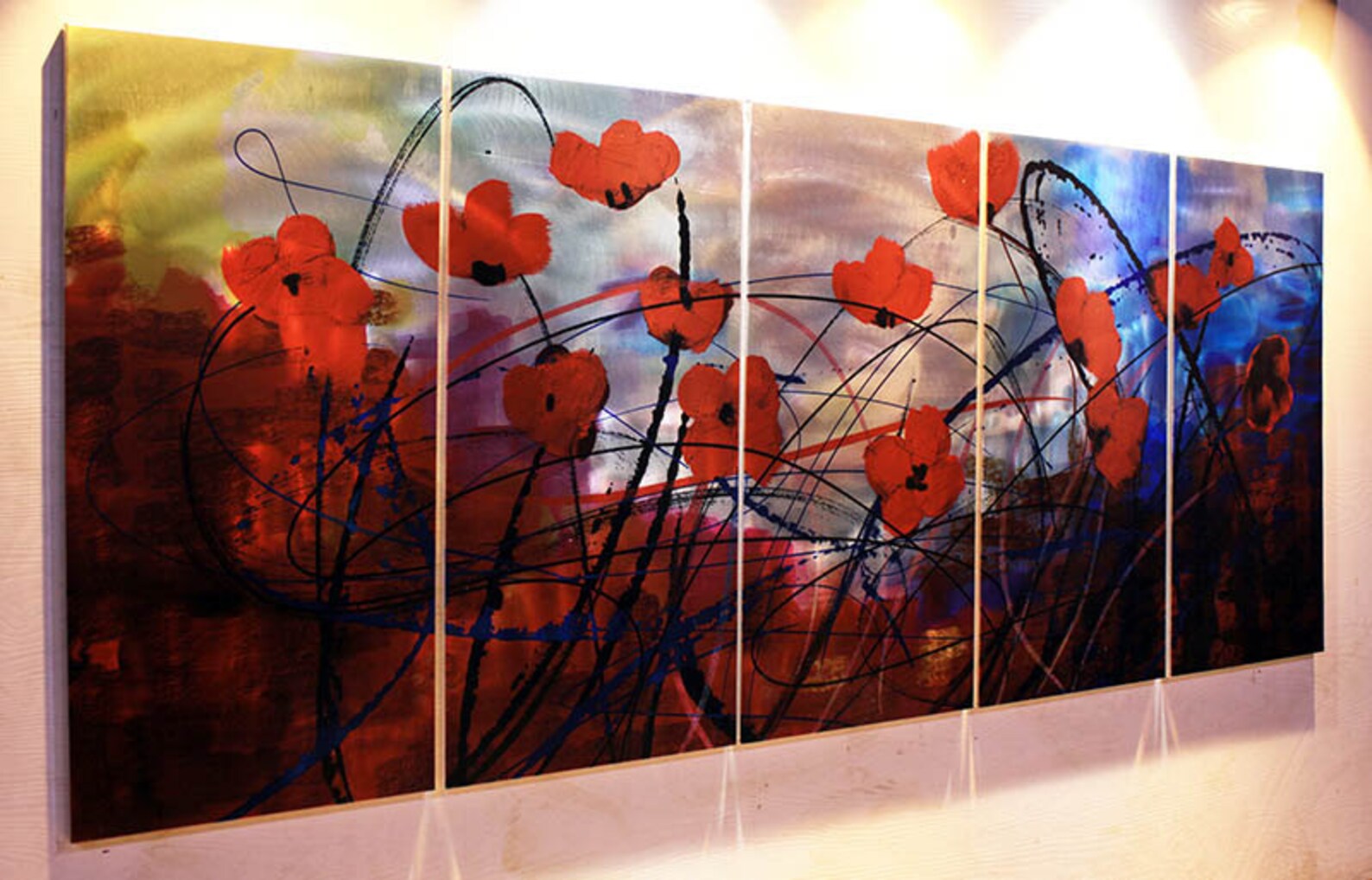 Metal Painting Wall Art. Metal Wall Art. Metal Panitng - Etsy