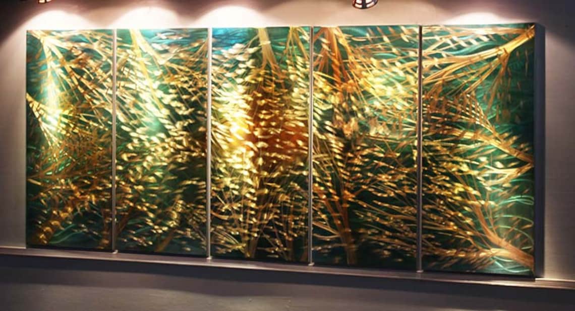 Metal Original Abstract Metal Wall Art 3D Painting Metal - Etsy