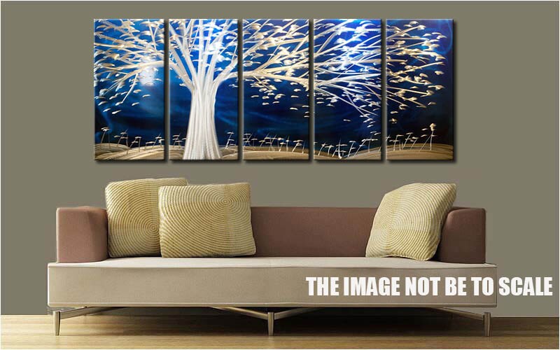 Original Abstract Wall Metal Wall Art Abstract Painting | Etsy