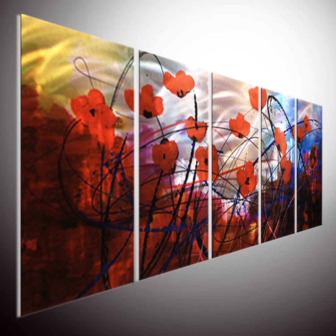 Metal Painting Wall Art. Metal Wall Art. Metal Panitng - Etsy