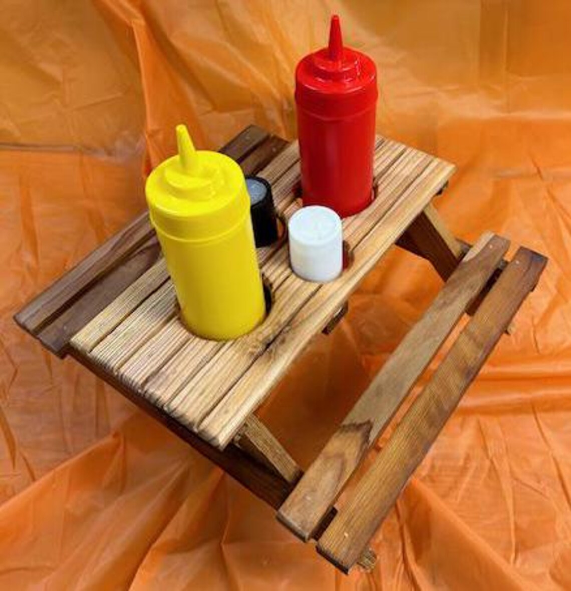 Picnic Table Condiment Holder - Etsy