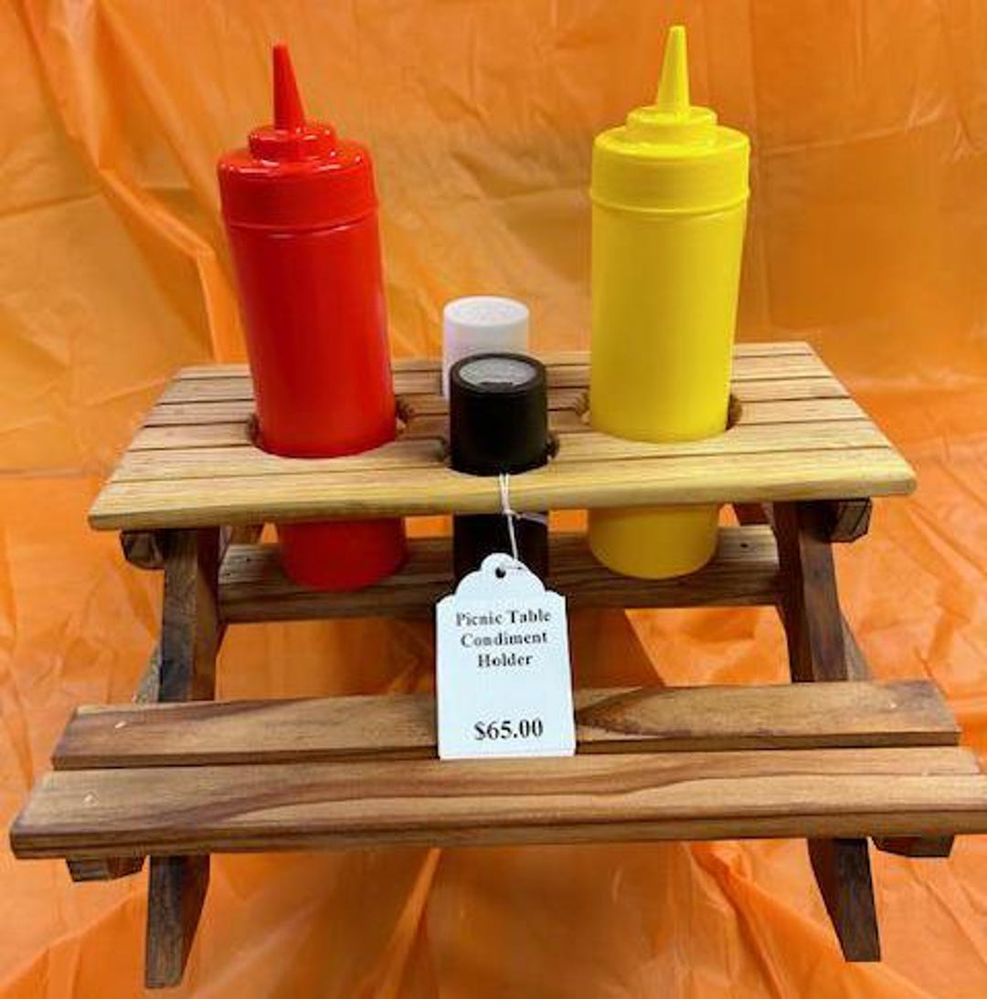 Picnic Table Condiment Holder - Etsy