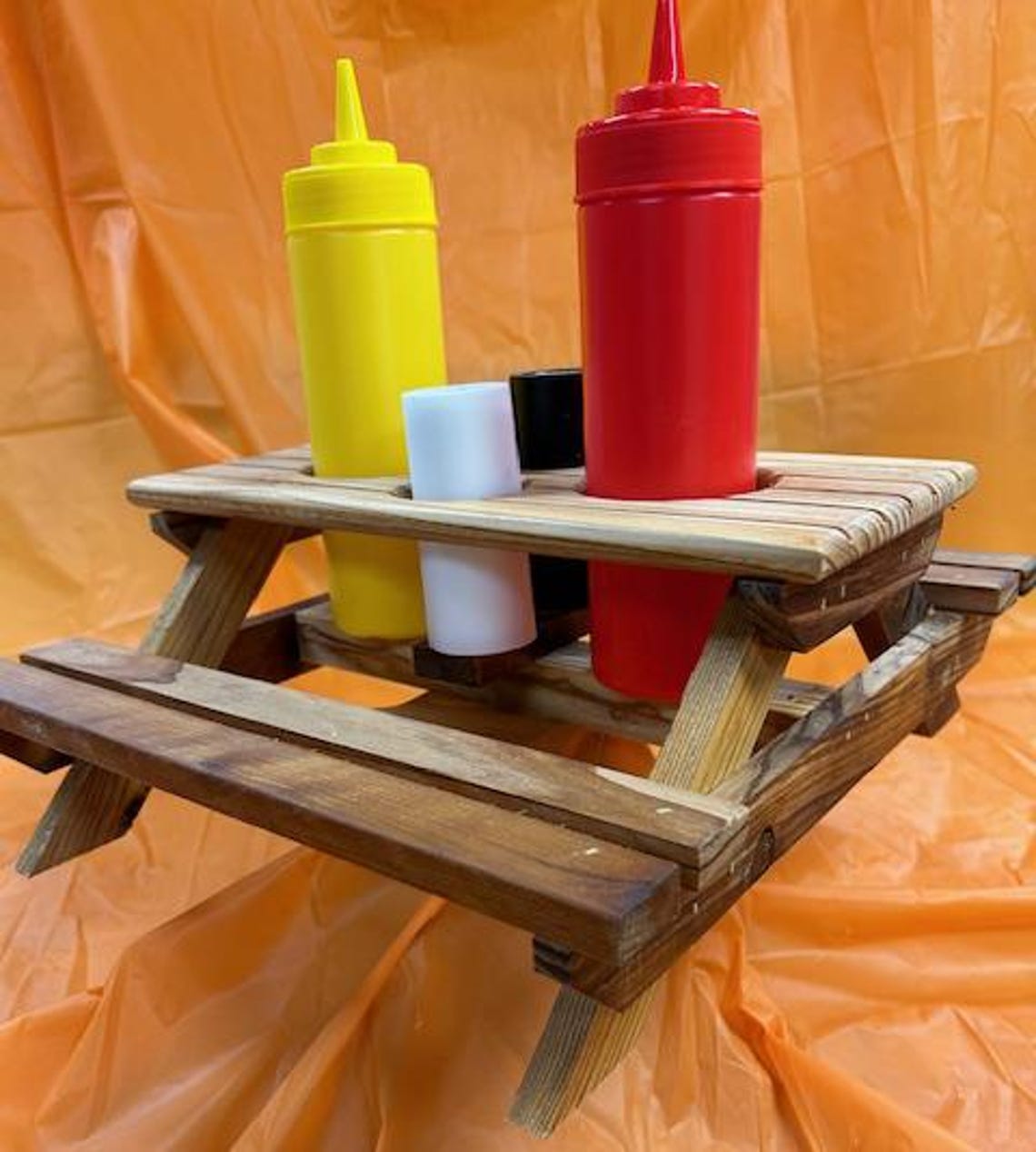 Picnic Table Condiment Holder - Etsy