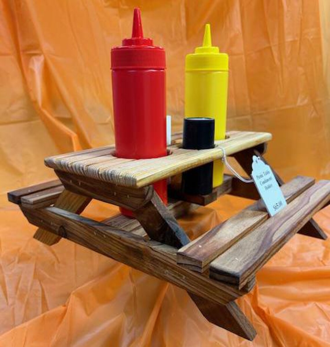 Picnic Table Condiment Holder - Etsy