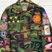 Upcycled Camo Jacket With Patches / Reworked Vintage Military ...