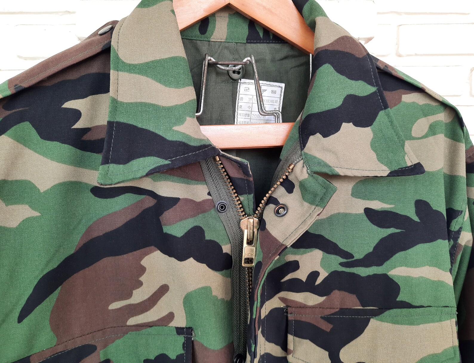 Vintage M-65 Camo Field Jacket Woodland Camo / Vintage Woodland ...