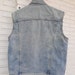 Upcycled Vest With Patches / Reworked Vintage Cut off Jean - Etsy