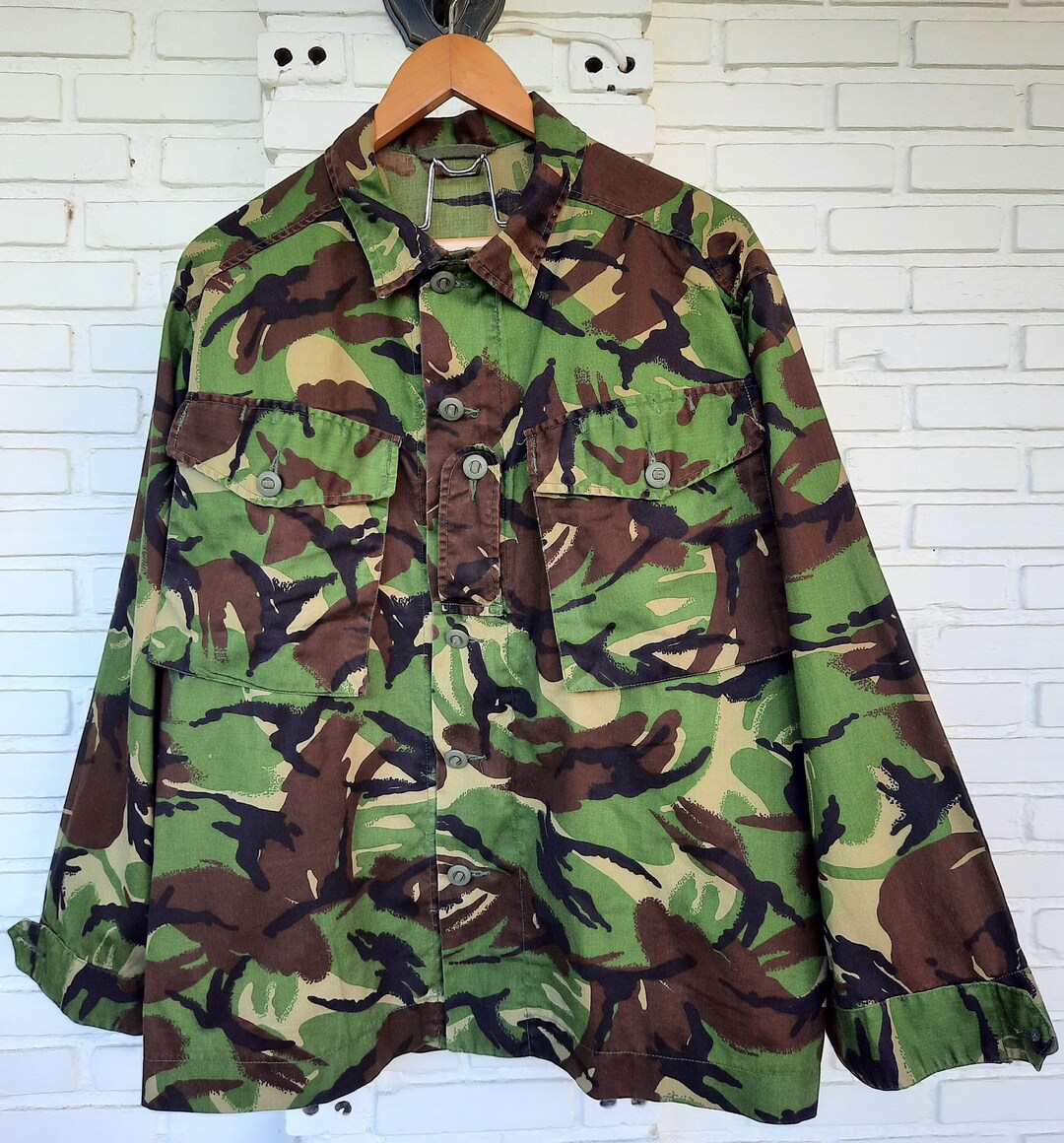 Vintage British Army Combat Woodland Camouflage Jacket / Vintage ...