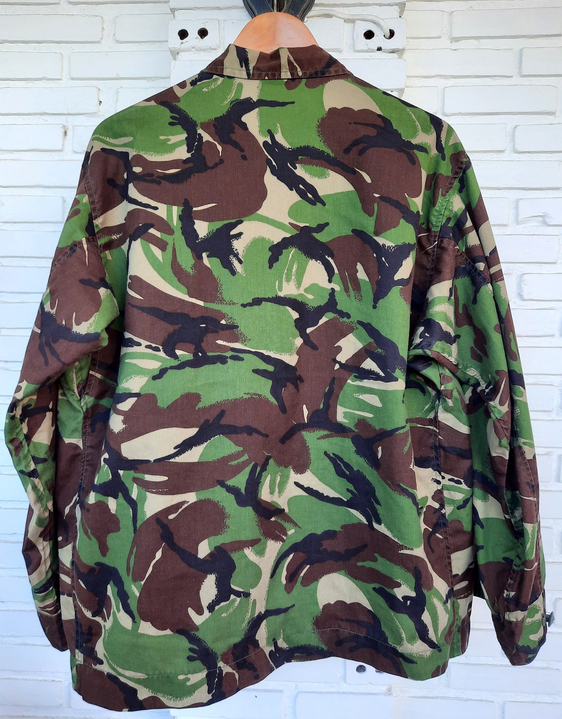 Vintage British Army Combat Woodland Camouflage Jacket / Vintage ...