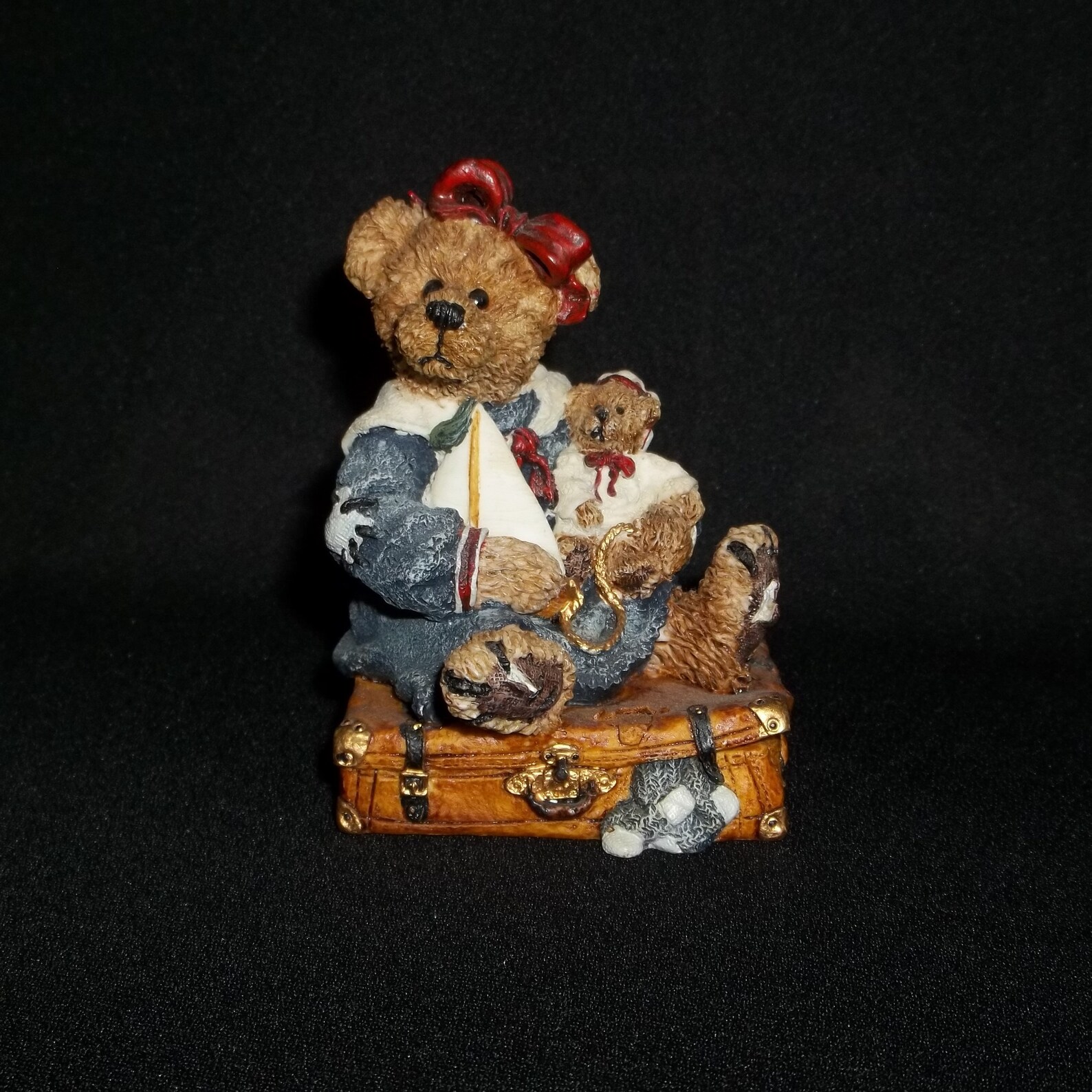 Boyds Bears & Friends #2000 Bailey Bear With Suitcase 1993 45E/1419 - Etsy