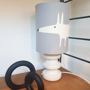 Scion Mr Fox Fabric Lampshade in Grey & Snow - Etsy
