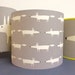 Scion Little Fox Fabric Lampshade in Grey and Snow - Etsy UK