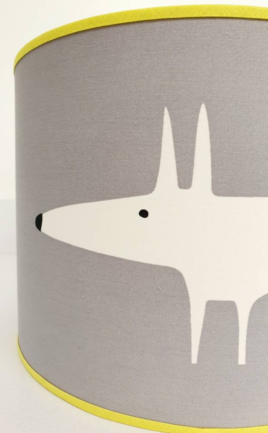 Scion Mr Fox Fabric Lampshade in Grey & Snow - Etsy