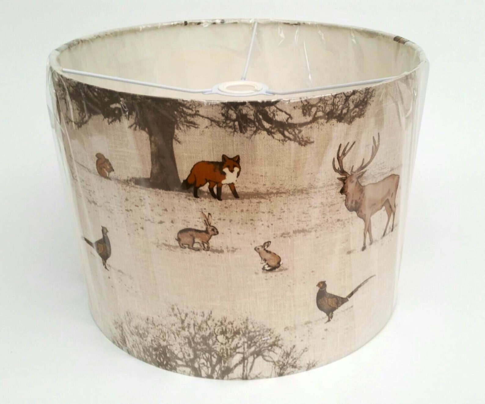 Woodland Animal Fabric Lampshade - Etsy