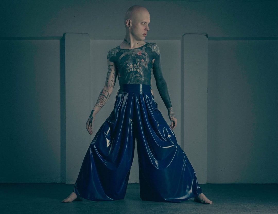 Hakama Latex Samurai Trousers Unisex - Etsy