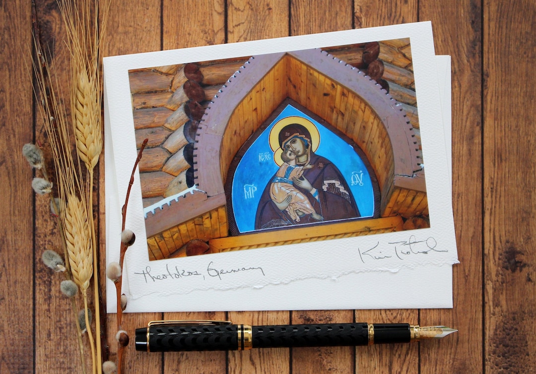 Photo Greeting Card, Orthodox Christmas Notecard, Religious Greeting ...
