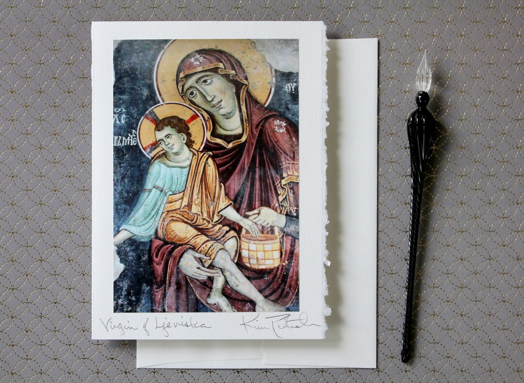 Photo Greeting Card, Orthodox Christmas Notecard, Religious Greeting ...