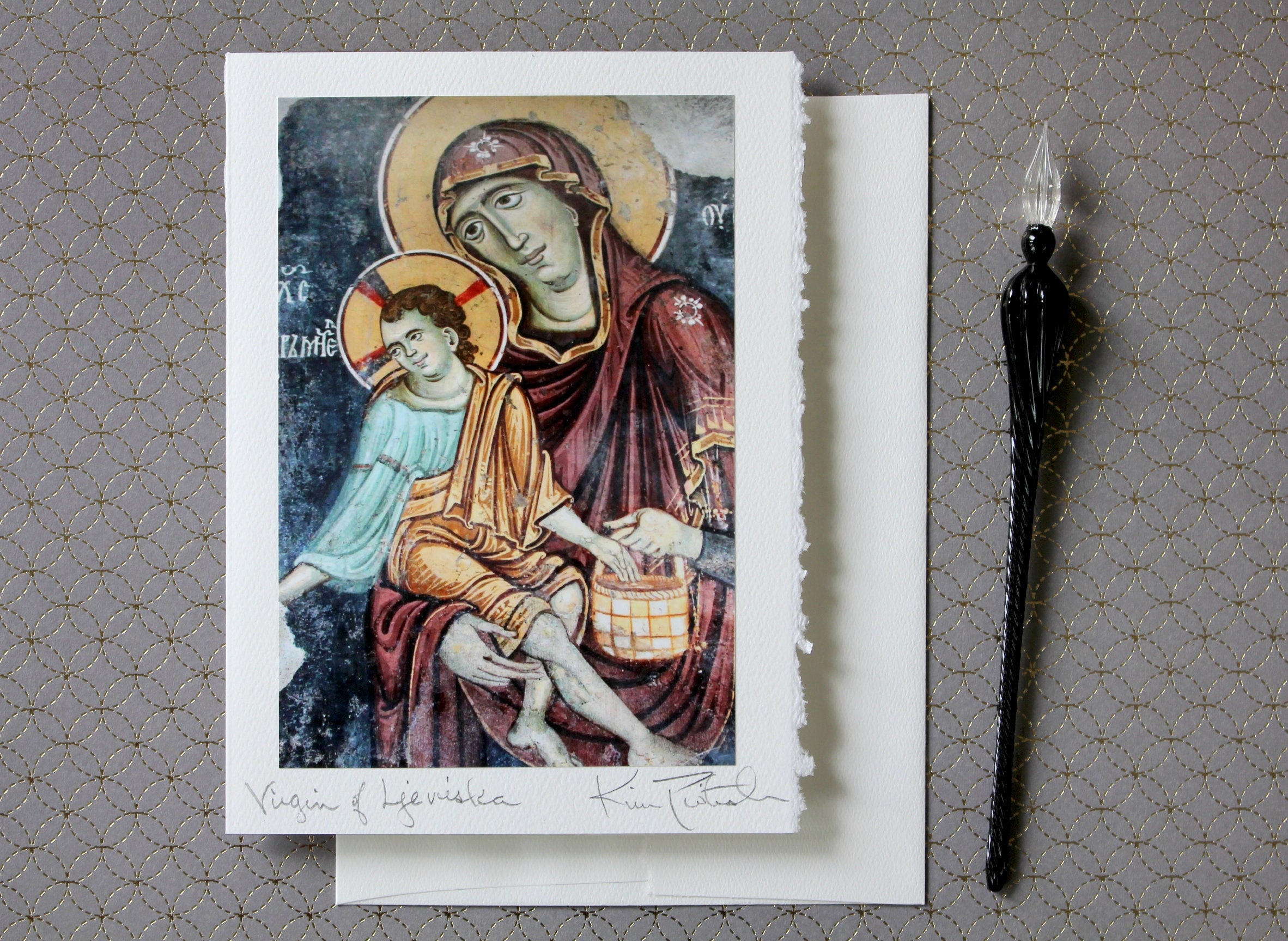Photo Greeting Card, Orthodox Christmas Notecard, Religious Greeting ...