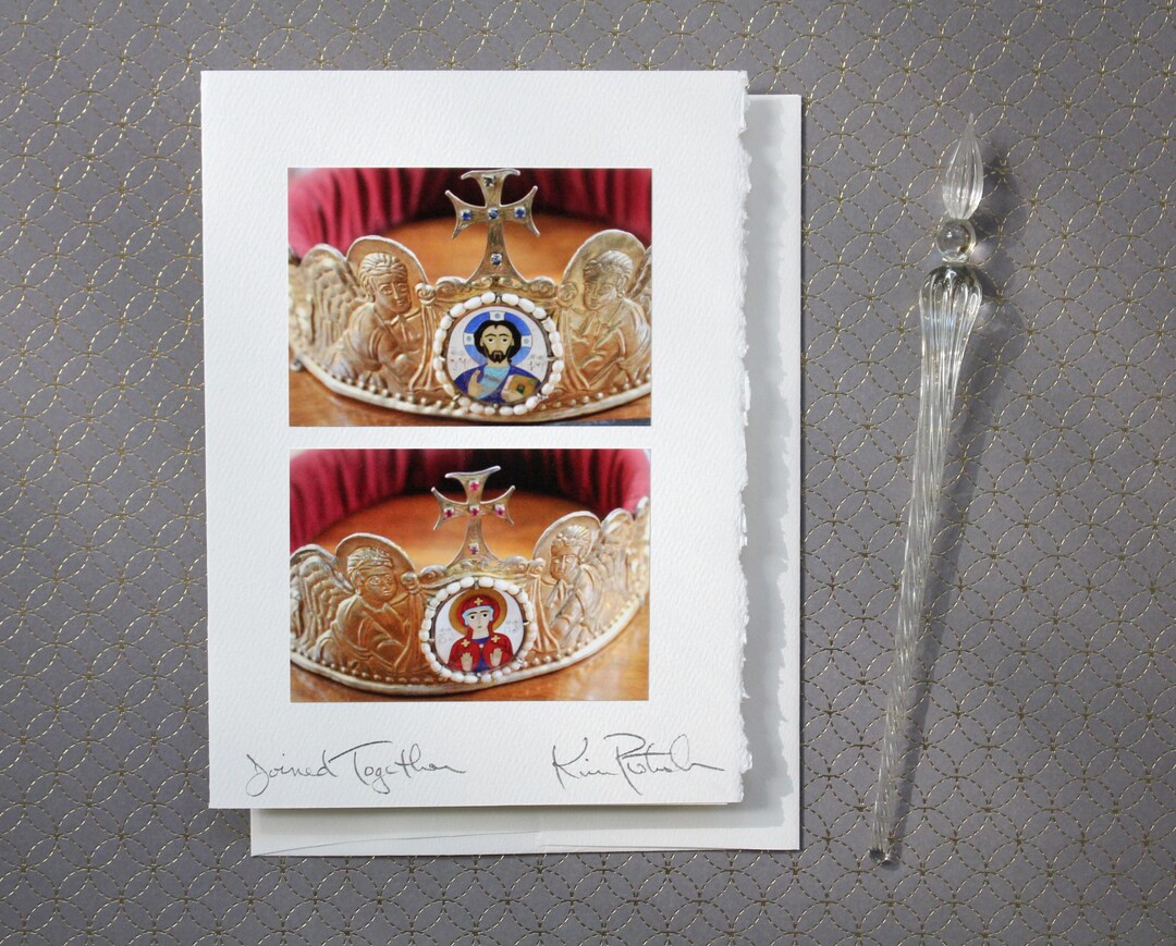 Orthodox Royal Crowns, Orthodox Wedding Card, Eastern Orthodox Card ...