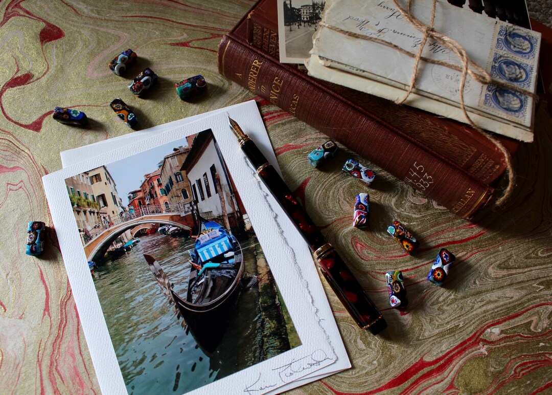 Anniversary Card, Venice Photo Card, Gondola Photo Greeting Card ...