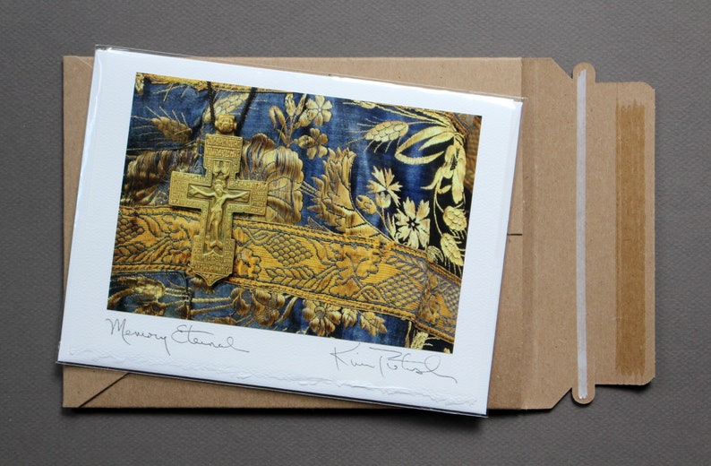 Memory Eternal, Orthodox Sympathy Card, Eastern Orthodox Card, Handmade ...
