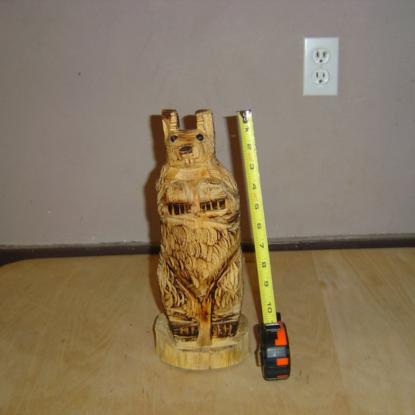 Carved Squirrel - Etsy