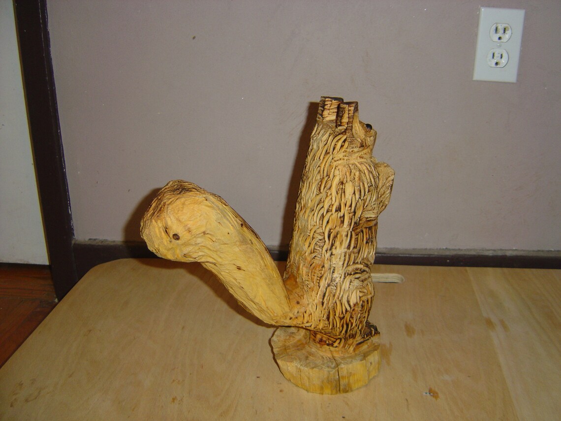 Chainsaw Carved Kaibab Squirrel - Etsy