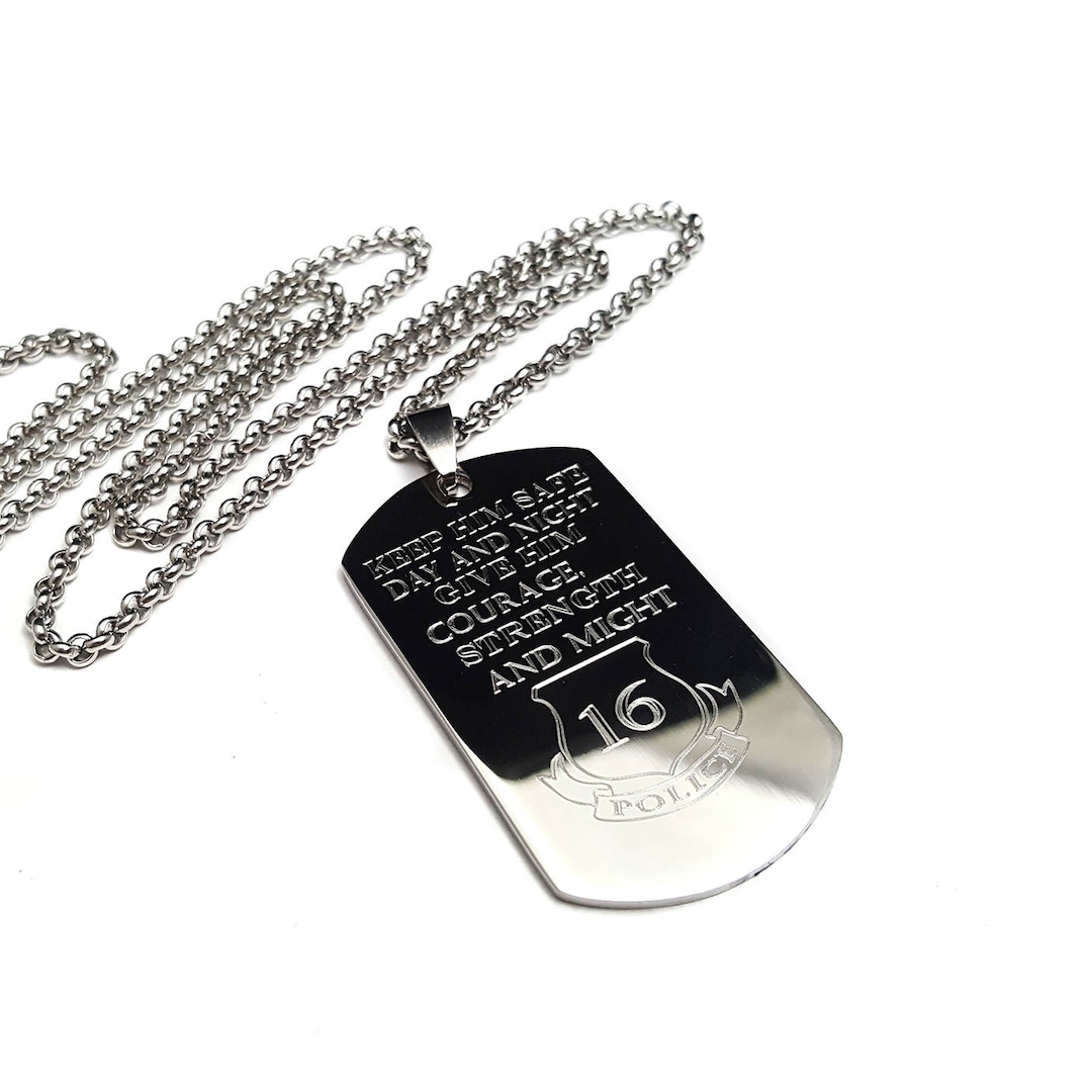 Officer Dog Tag + Gifts for Him + Police Dog Tag + Engraved Dog Tag ...