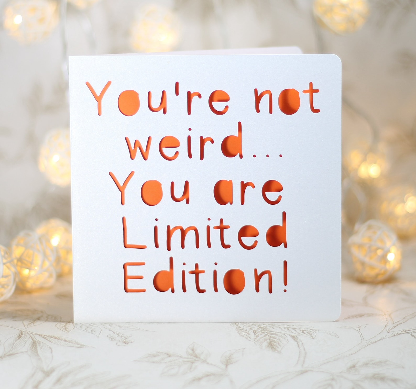 You're not weird you're Limited Edition limited | Etsy