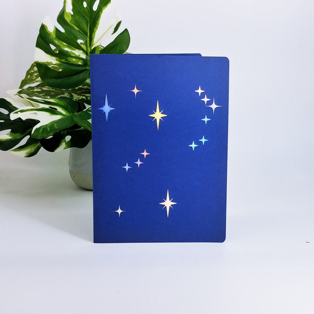 Orion Constellation Greetings Card - Etsy