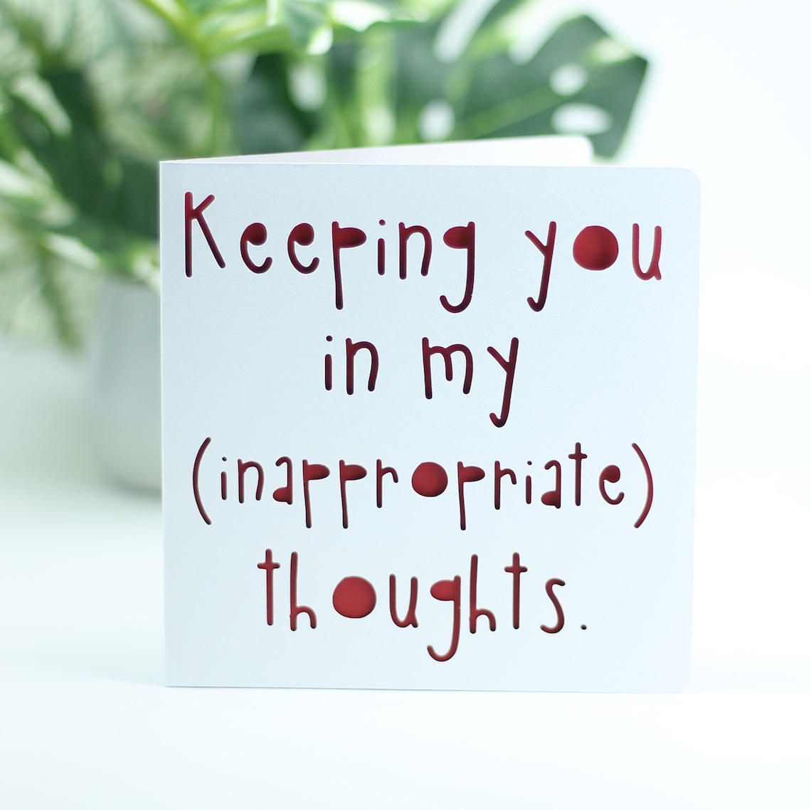 Keeping You in My (inappropriate) Thoughts - Etsy