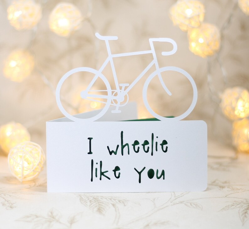 I wheelie like you. bike birthday bicycle birthday bike | Etsy
